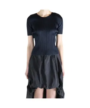 PLEATS PLEASE BY ISSEY MIYAKE Pleats Please Issey Miyake Basics Shirt - Black