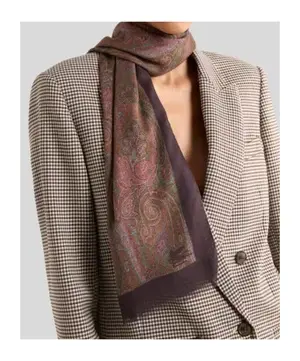 Etro Paisley Fringed Scarf