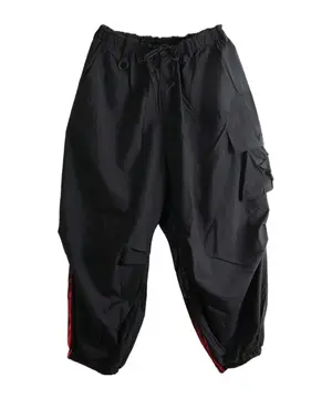 Y3 Gradient 3-stripe Drawstring Pants - Black