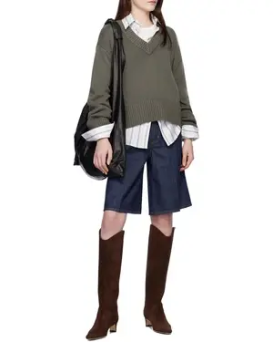 AGOLDE Nolan Straight Leg Denim Culottes