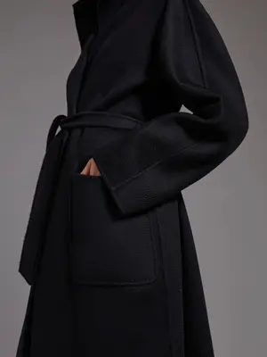 Max Mara Belted Stand-collar Coat - No