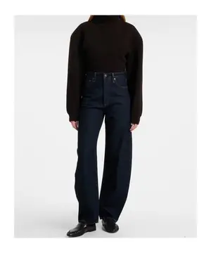 AGOLDE Luna High-waisted Denim Trousers