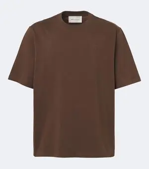AMI Paris Cotton Jersey T-shirt - Brown