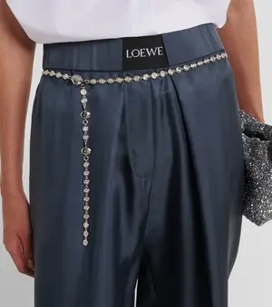 Loewe Embellished Chain Belt