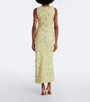 Simkhai Claudia Embellished Cocktail Dress - Green