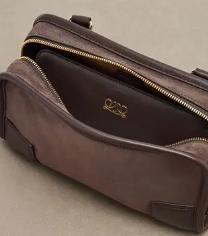 Loewe Amazona 180 Mini Suede Top-handle Bag