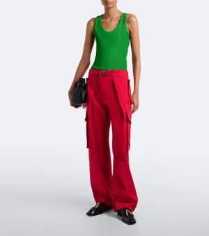 Loewe Double L Jersey Tank Top