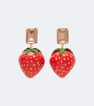 JENNIFER BEHR Fragola Drop Earrings - Red