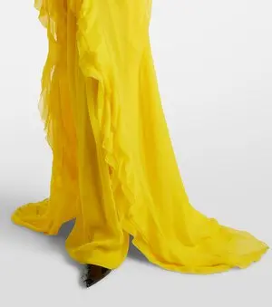 Givenchy Belted Silk Gown