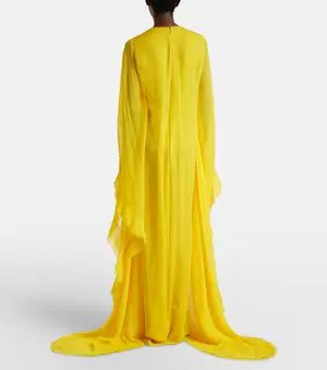 Givenchy Belted Silk Gown