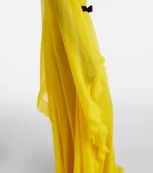 Givenchy Belted Silk Gown