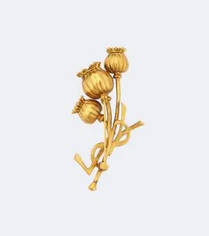 Saint Laurent Poppy Cassandre Brooch