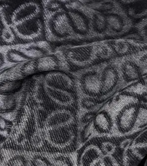 Loewe Anagram Wool And Cashmere Scarf