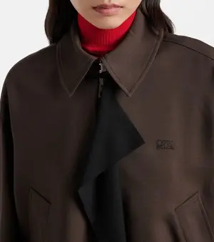 Loewe Double L Paneled Blouson Jacket