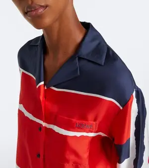 Loewe Printed Silk Twill Shirt