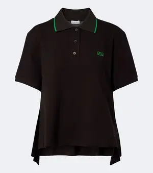 Loewe Double L Cotton Piqué Polo Shirt