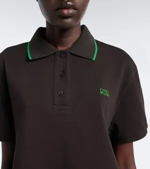 Loewe Double L Cotton Piqué Polo Shirt