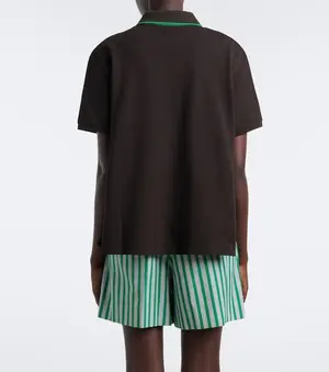 Loewe Double L Cotton Piqué Polo Shirt