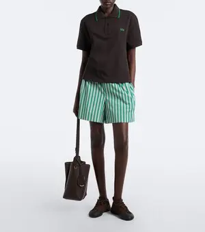 Loewe Double L Cotton Piqué Polo Shirt