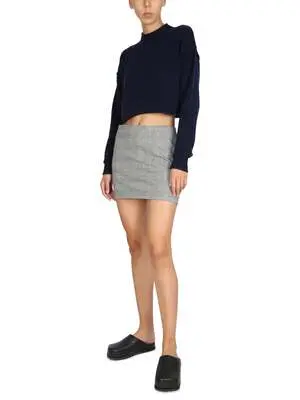 Max Mara Wool And Cashmere Crew Neck Sweater - Blue
