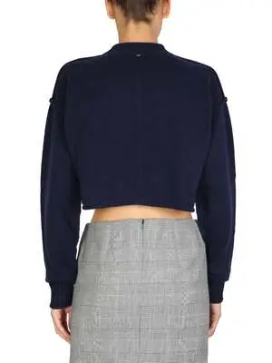 Max Mara Wool And Cashmere Crew Neck Sweater - Blue