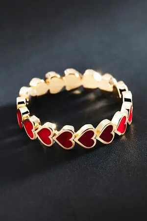 Anthropologie Alison Lou Heart Stack Rg