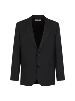 AMI Paris Wool Blazer - Grey