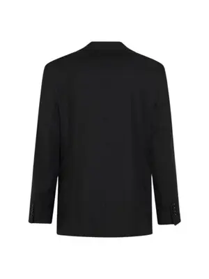 AMI Paris Wool Blazer - Grey