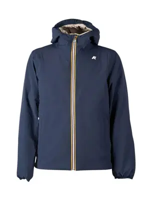 K-WAY Reversible Zip-up Jacket - Blue