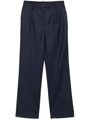 Prada Wool Trousers - Blue