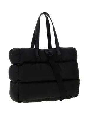 Moncler Caradoc Padded Quilted Tote Bag - Black