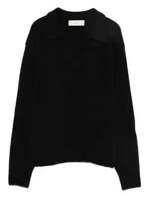 DUNST Wool Blend Polo Sweater