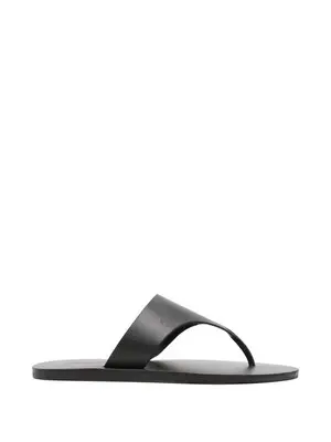 Manebí Leahter Thong Sandals - Black