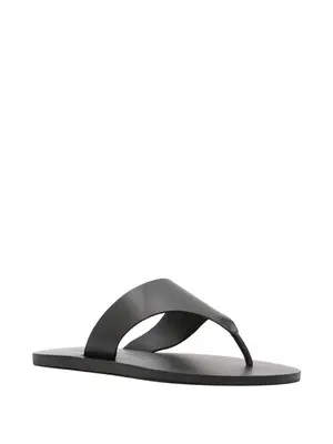 Manebí Leahter Thong Sandals - Black