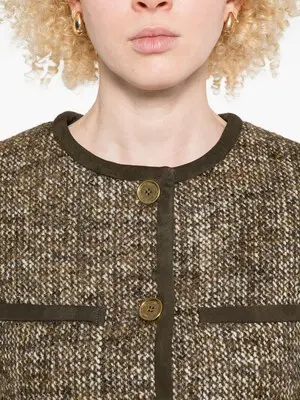 GOLDEN GOOSE Textured Wool Blend Jacket
