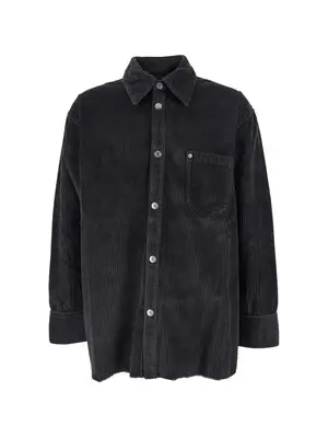 AMI Paris Cotton Overshirt - Grey