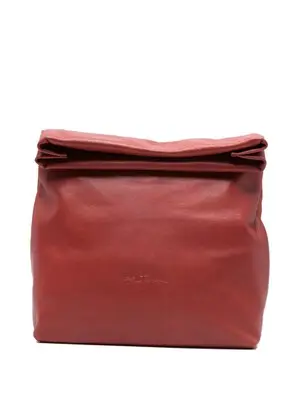 CORTANA Delhi Large Leather Clutch - Red
