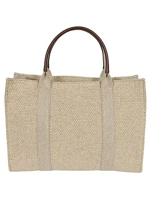 THE ROW Georgia Canvas Tote - Beige