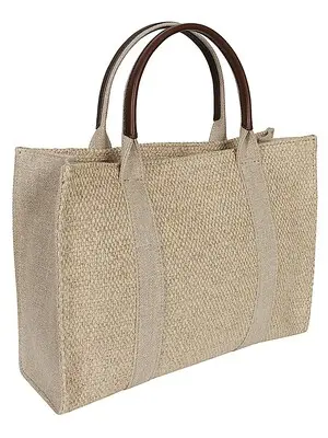 THE ROW Georgia Canvas Tote - Beige