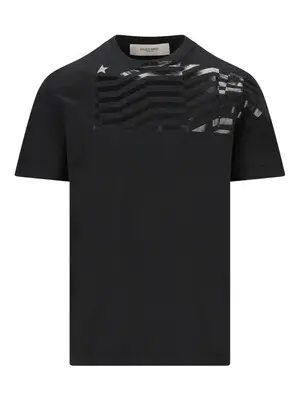 GOLDEN GOOSE Printed Cotton T-shirt