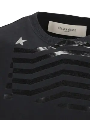 GOLDEN GOOSE Printed Cotton T-shirt