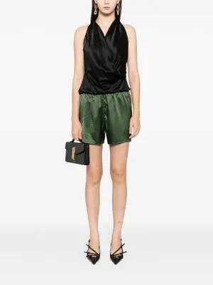 TOM FORD Silk Pajama Shorts - Green