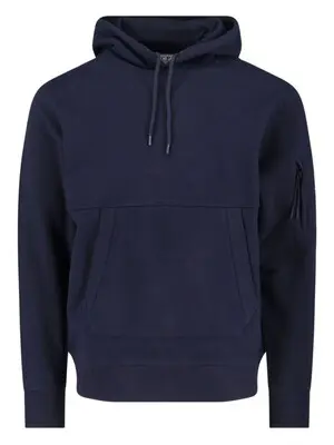 C.P. COMPANY Cotton Hoodie With Kangaroo Pocket And Logo Detail