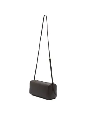 THE ROW 90's Leather Crossbody Bag - Black