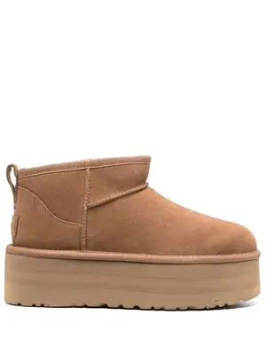 UGG Classic Ultra Mini Platform Boots - Beige