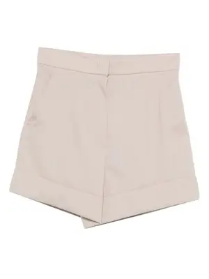 Max Mara Wool Shorts With Cuffed Hem