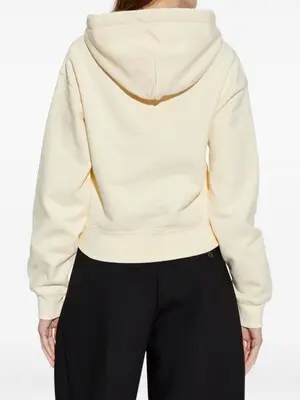 Jacquemus Le Hoodie Gros Grain Cropped Hoodie - Beige