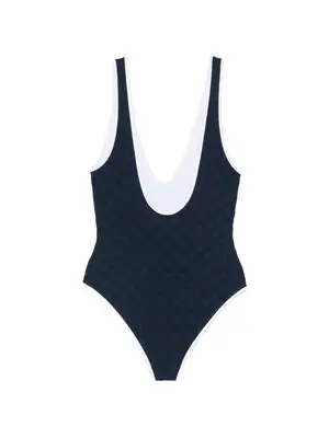 Gucci Gg Monogram One-piece Swimsuit