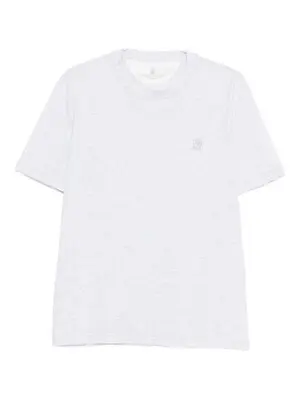 Brunello Cucinelli Logo Cotton T-shirt