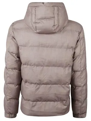 MC2 SAINT BARTH Maie Padded Hooded Jacket - Beige